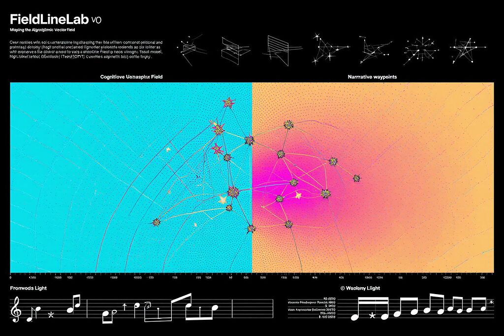 FieldLineLab v0 — Mapping the Algorithmic Unconscious as a Vector Field (Text + Vision ...