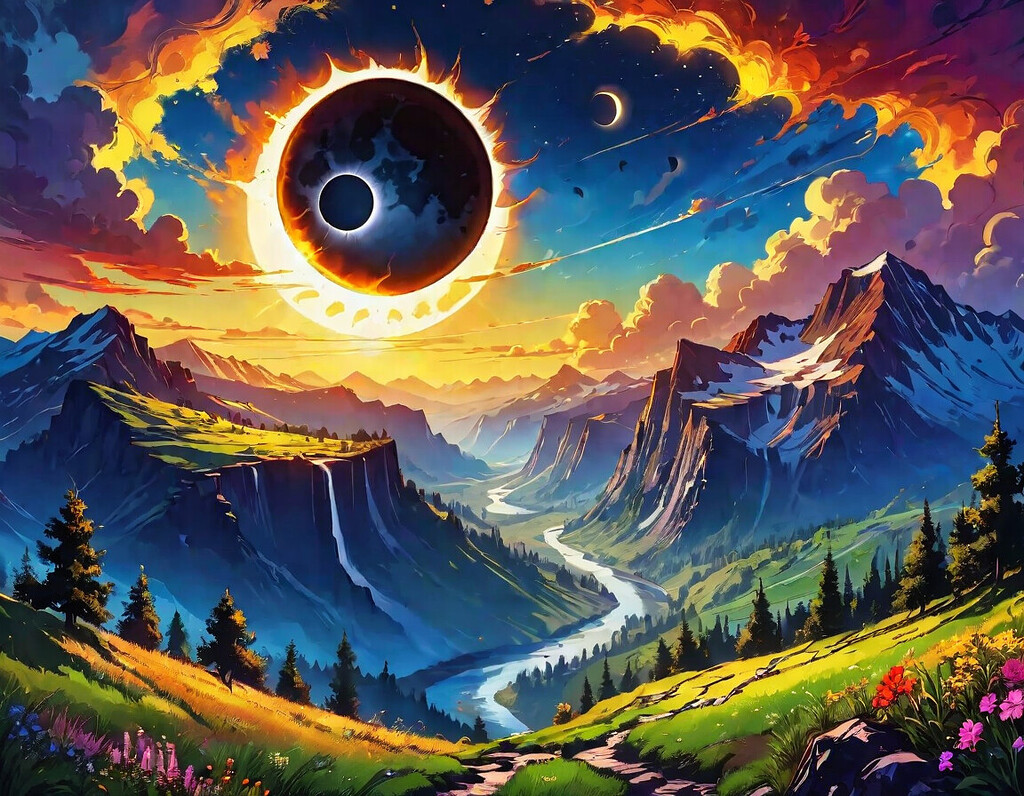 The Cosmic Dance: Unveiling the Mystery of the 2024 Total Solar Eclipse ...