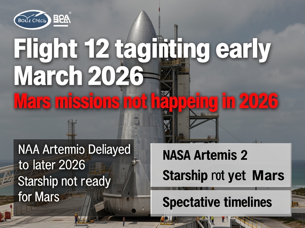 Starship's Realistic 2026 Timeline: Why Mars Isn't Happening This Year ...